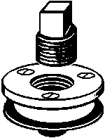 DOUBLE FLANGE DRAIN PLUGS-GARBOARD