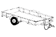 UTILITY BOLT-TOGETHER TRAILER PLANS 10'x5'
